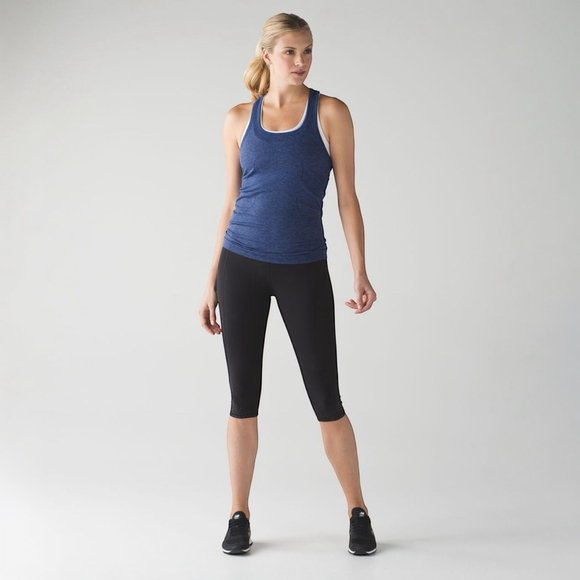 lululemon athletica | Tops | Lululemon Top Women Size 6 Small Dark Blue ...